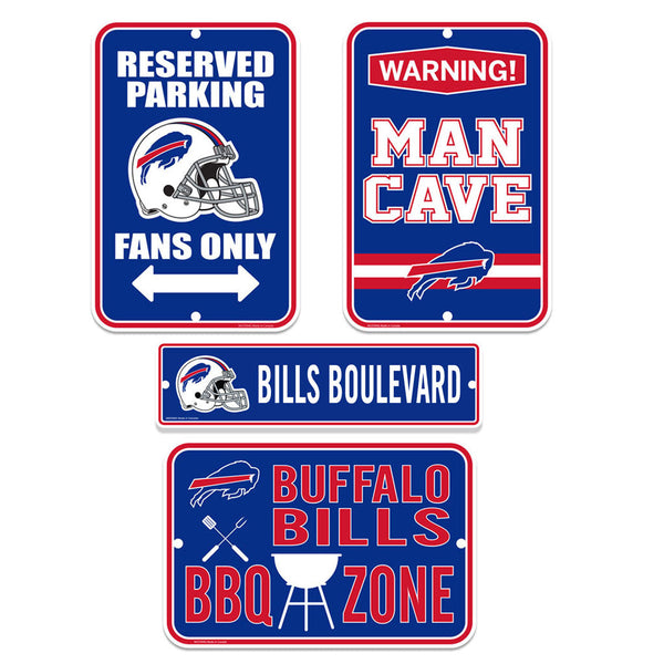 Buffalo Bills Signs - 4 Pack Fan Set – Mustang Wholesale