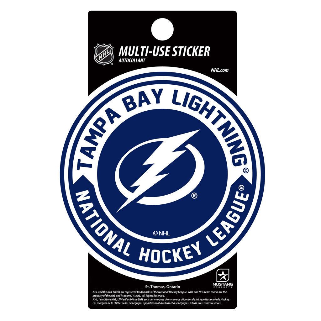 3" x 5" Textured Sticker | Tampa Bay Lightning | Arrow – Mustang Wholesale
