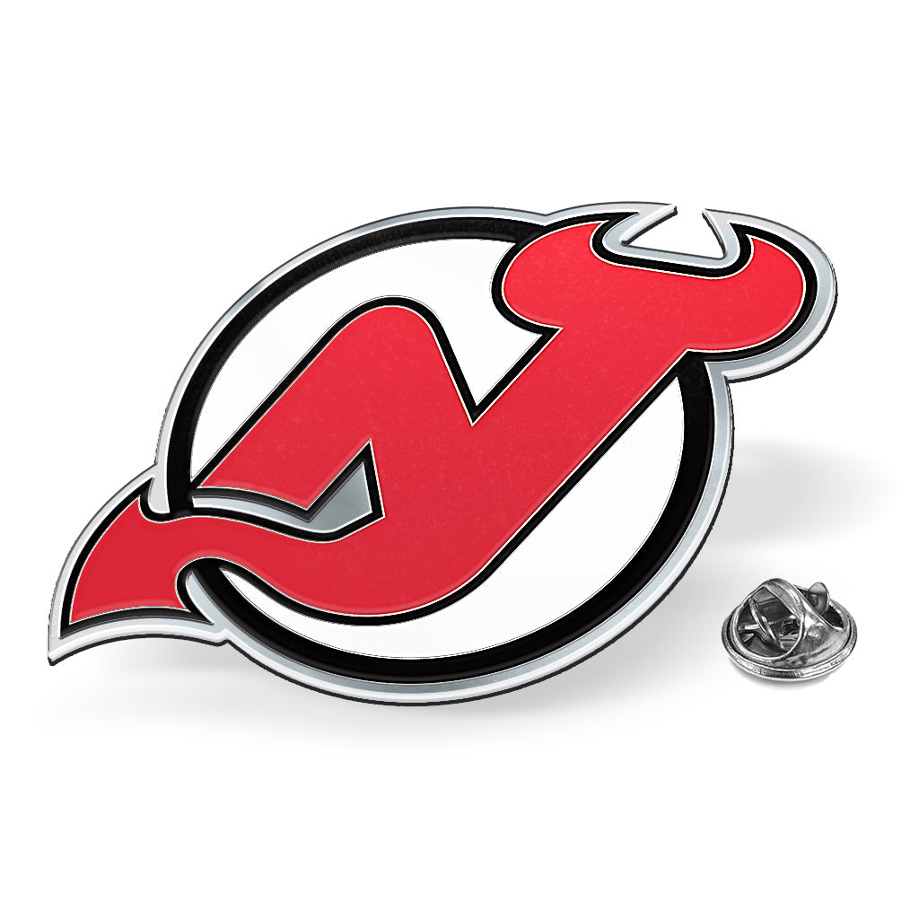 PRIMARY LOGO PIN- NEW JERSEY DEVILS – Mustang Wholesale