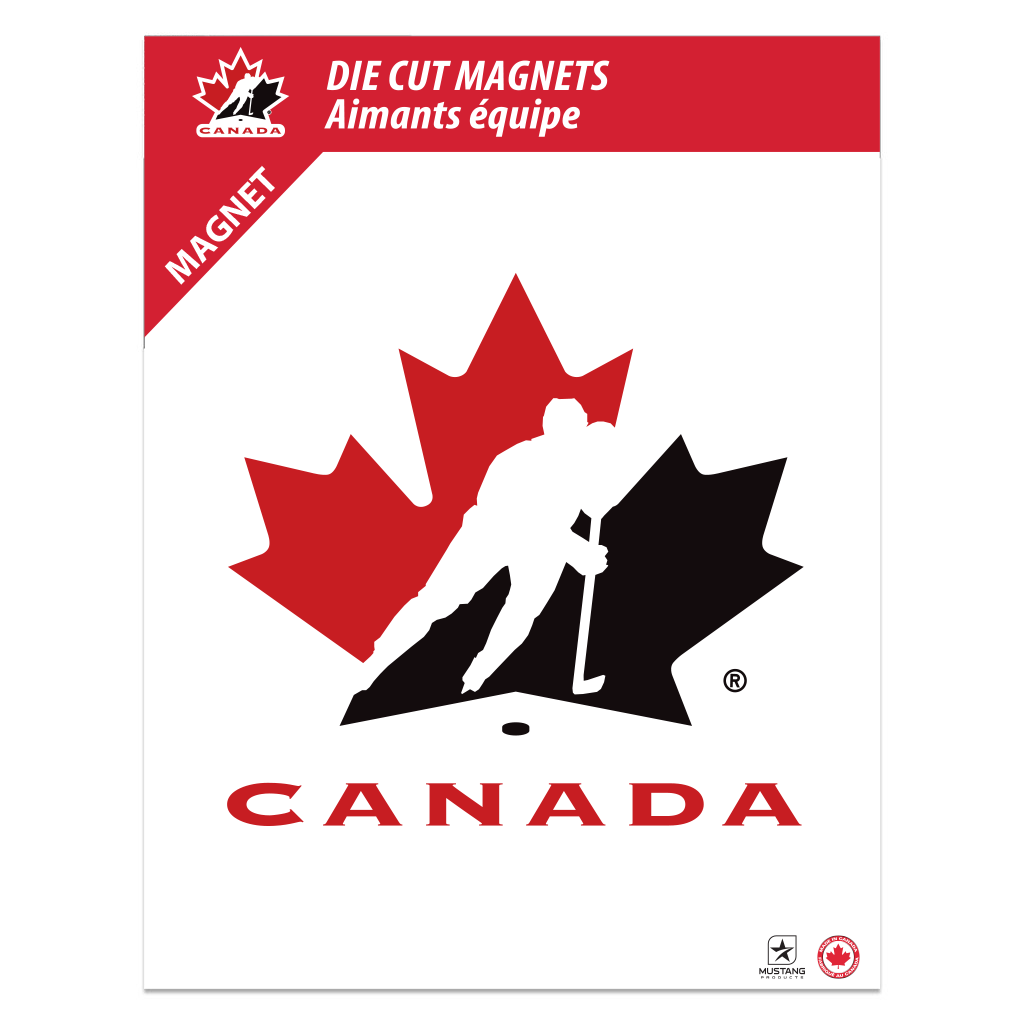 8" x 11" Magnet | Hockey Canada | Primary Logo – Mustang Wholesale
