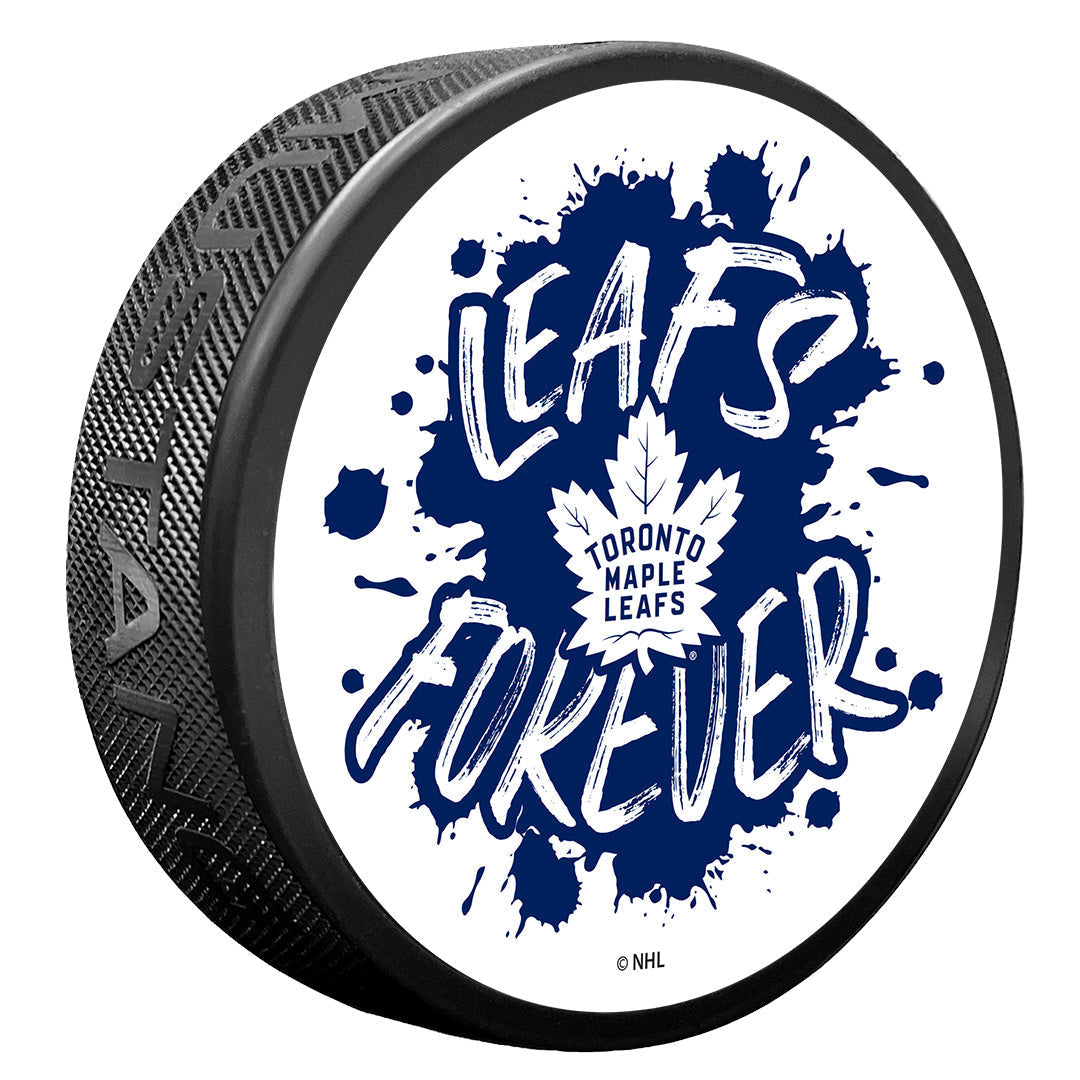 Toronto Maple Leafs Puck | Slogan | Hockey Hall of Fame – Mustang Wholesale