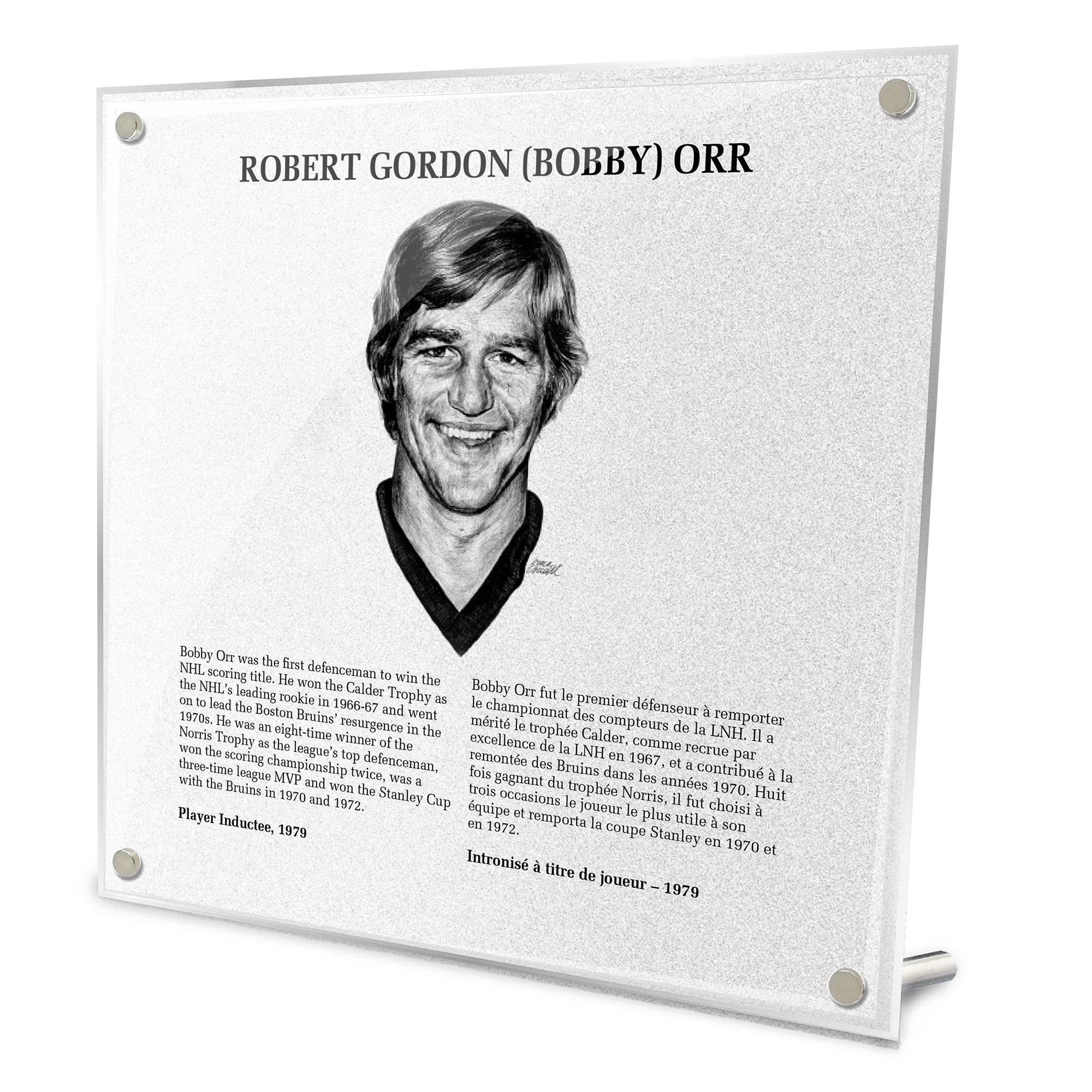 1979 Bobby Orr - NHL Legends Plaque – Mustang Wholesale