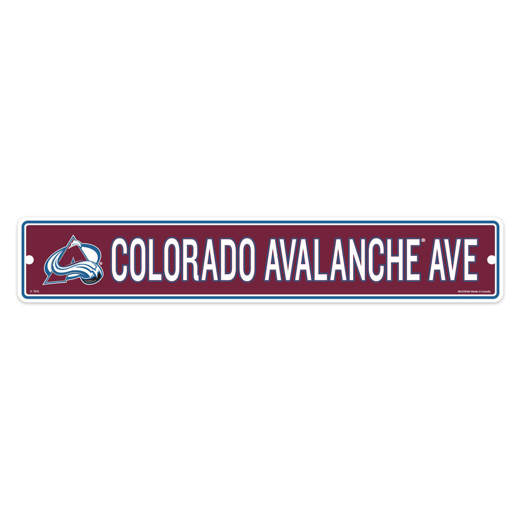Colorado Avalanche 3" x 20" Street Signs – Mustang Wholesale