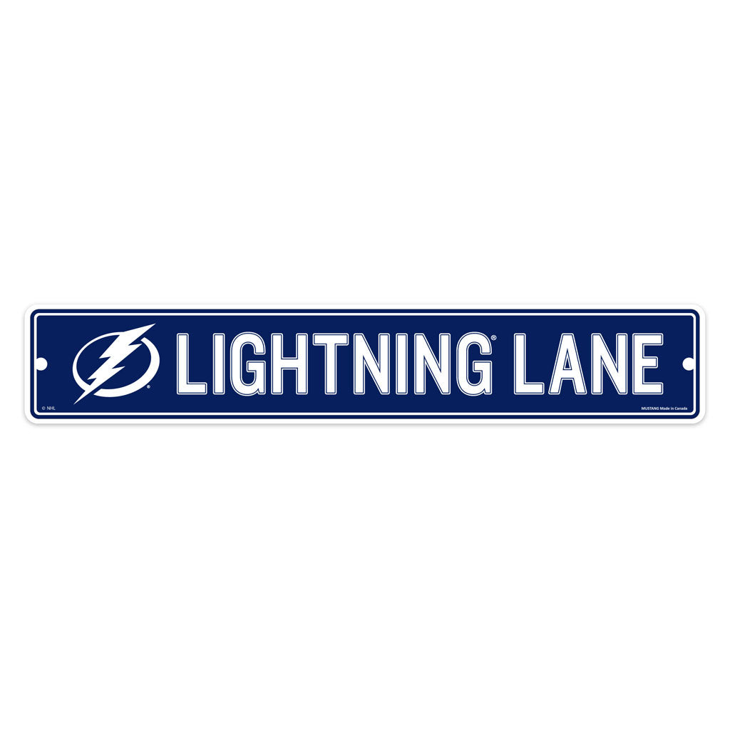 Tampa Bay Lightning 3" x 20" Street Signs – Mustang Wholesale
